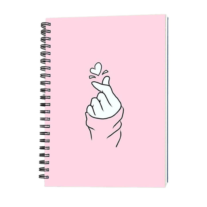 Finger Heart Spiral Notebook - 7525 | Daraz.pk