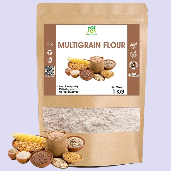Multi Grain Flour | Sugar Free Atta | Multigrain ata For Wieght Loss ...