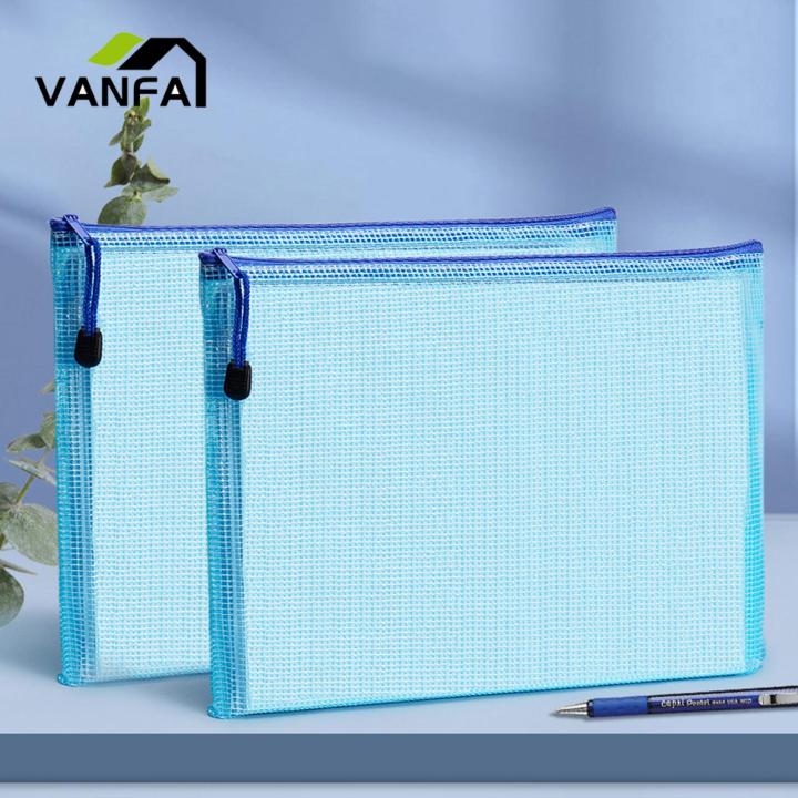 File Holder 2pcs Waterproof File Bags A4 A5 Holder with Mesh Pockets ...