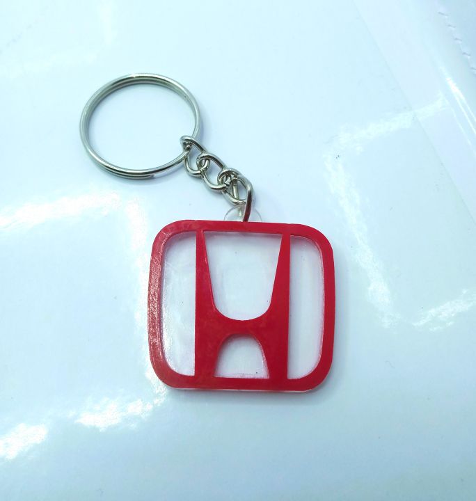 Honda H logo Keychain RED Gift For Him Customized | Daraz.pk