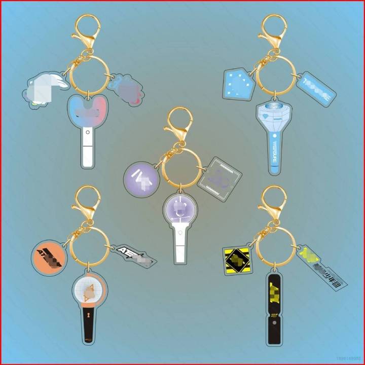 Ere1 ATEEZ NewJeans TREASURE IVE T Acrylic Keychain Gift For Girls Kids ...