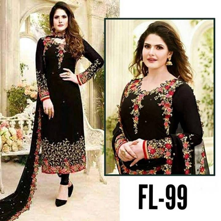 Lawn Collection Unstitched 3PC Neck Embroidery With Lawn Dupata and ...