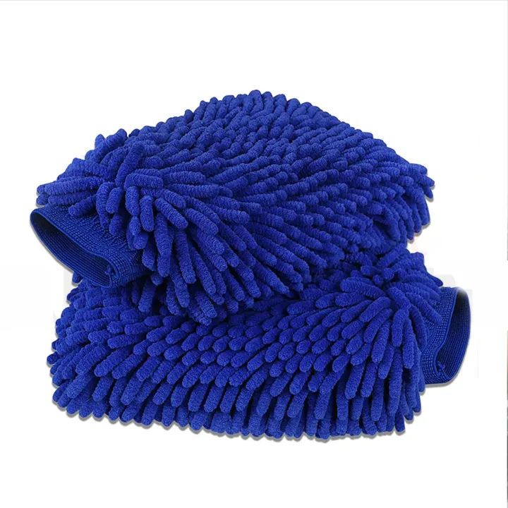 Professional Microfiber Car Cleaning Gloves – Reusable Wash Mitt for ...