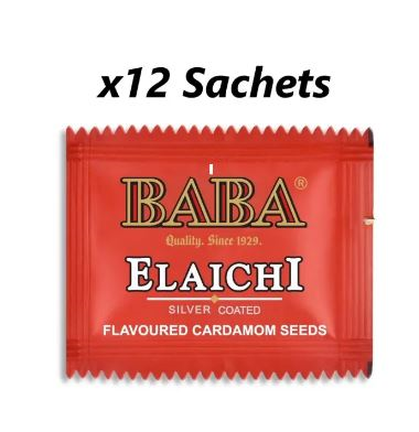 PACK OF 12 - 0.14gm Baba Elaichi Mouth Freshener Flavored Cardamom ...