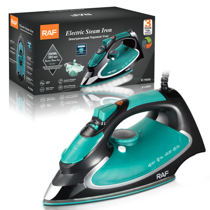 RAF Electric Steam Iron R.1193G | Daraz.pk