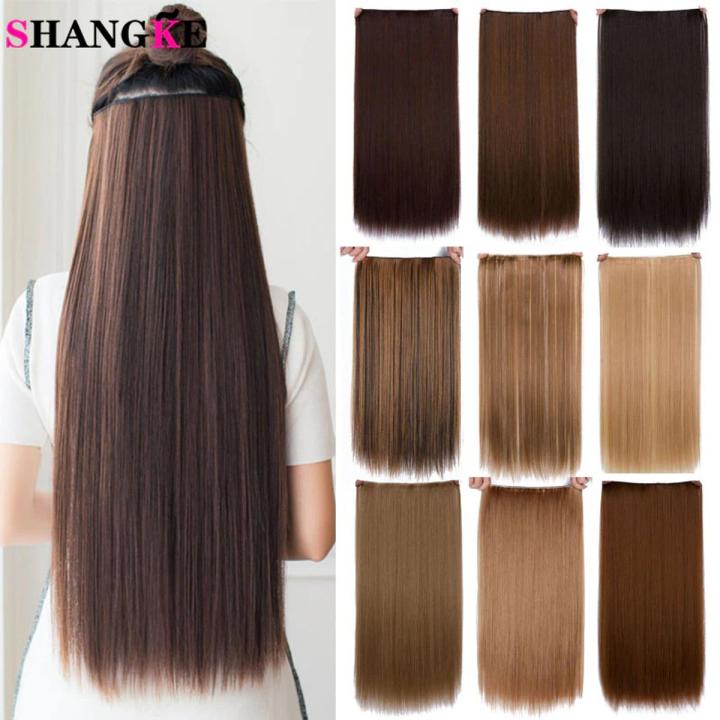 Elegant 5 Clips In Straight Hair Extension | Daraz.pk