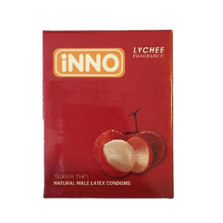 Inno Condom Lychee 3pcs | Daraz.pk