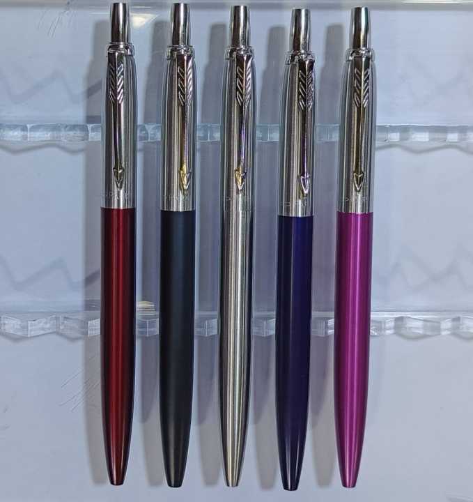 Parker Jotter Metallic Body Ballpoint Pen - C-Parker with box and refil ...