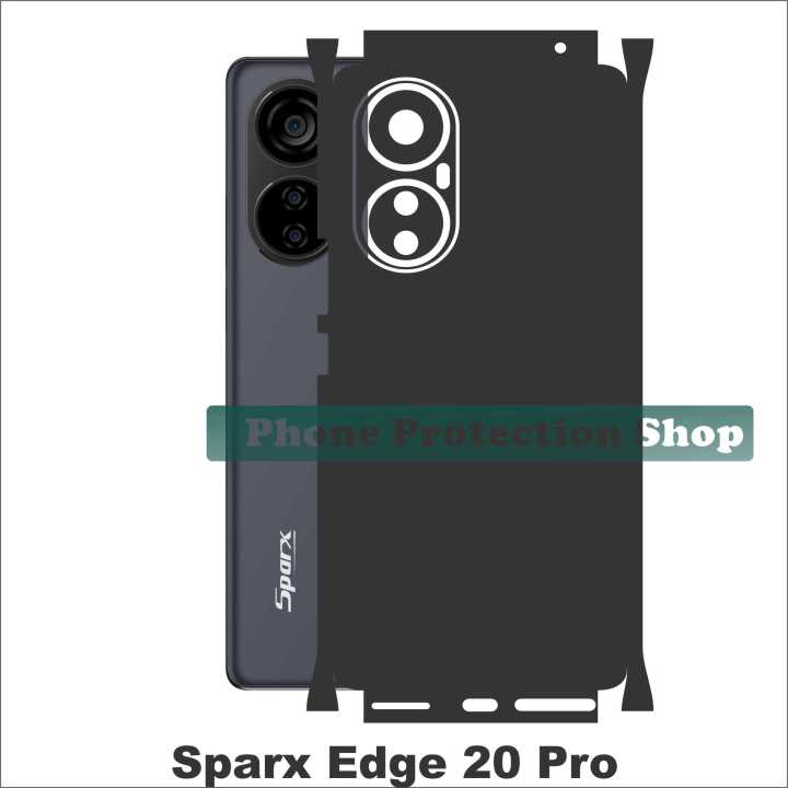 SPARX EDGE 20 pro full Back 360 Protection skin wrap with sides and ...