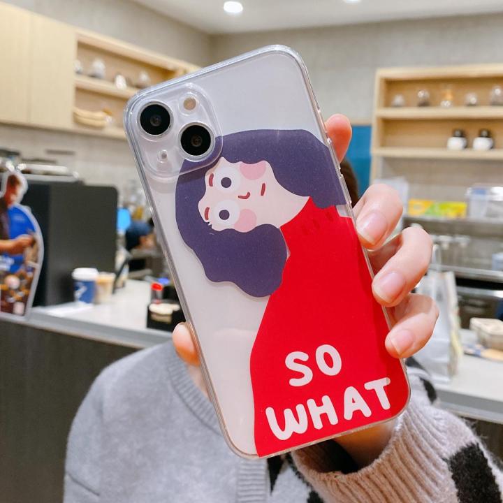 Cartoon fun tilting head couple suitable for iphone12promax mobile ...