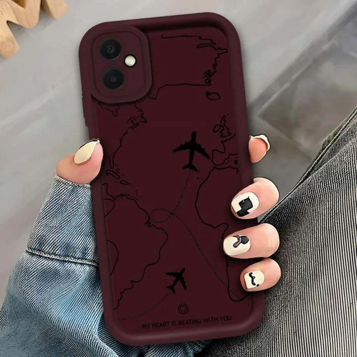 Samsung_ Galaxy A06 - Maroon - Airplane Route Design - ONation Step Up ...