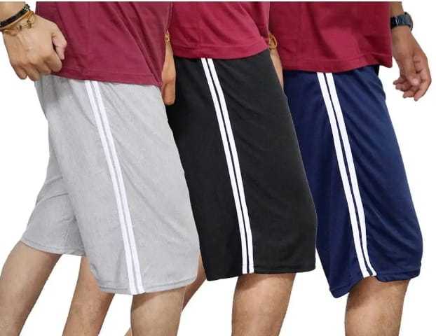 Pack Of 3 - Summer Cotton Jersey Shorts For Men | Double Sided Two ...