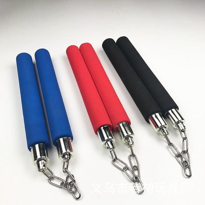 Martial Arts Training Foam Sponge Padded Karate Stick Nunchaku Ninja ...
