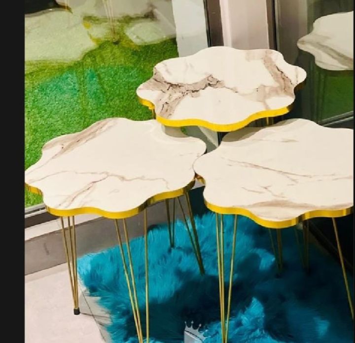 New launched Modern High Gloss Coffee Table Set - 1 Pcs / 2 pcs /Set of ...