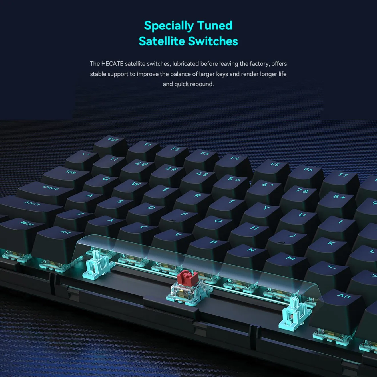 Edifier Hecate G4K Premium Gaming Mechanical Keyboard - Three-Mode Connectivity, Gasket Mounted ...