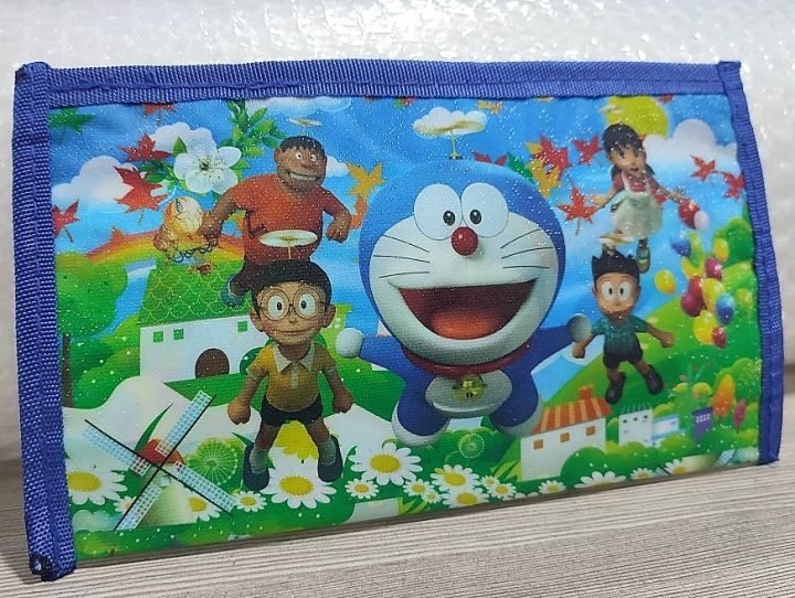 Doraemon Pencil Pouch Geometry Case Digitally Printed on Cloth | Daraz.pk