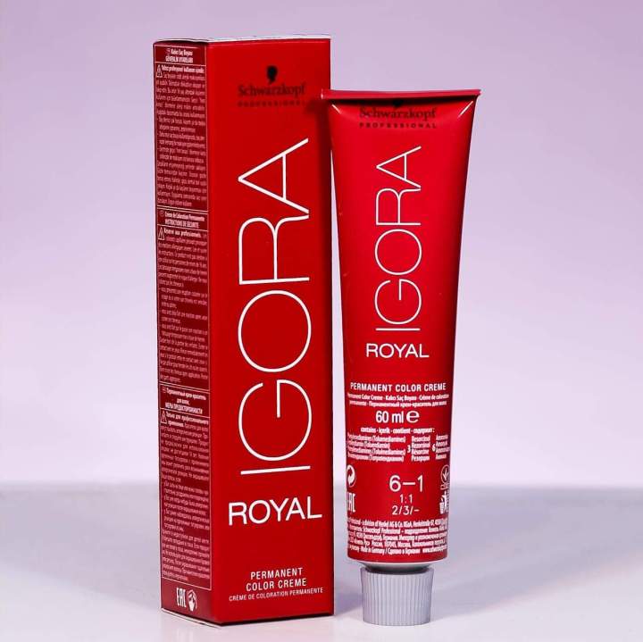 Alfatah Mall - IGORA HAIR COLOR 6-1 DARK BLONDE CENDRE ROYAL PC 60 ML ...