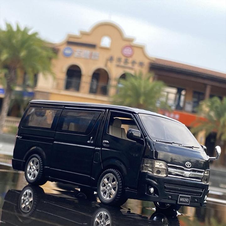 1/32 Scale Toyota Hiace van model simulation alloy bus pull back sound ...