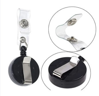 Round Shape Yo-Yo Retractable Key Ring for ID Card Holder | Daraz.pk
