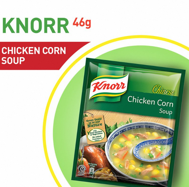 KNORR CHICKEN & CORN SOUP 43GM|51659|| | Daraz.pk