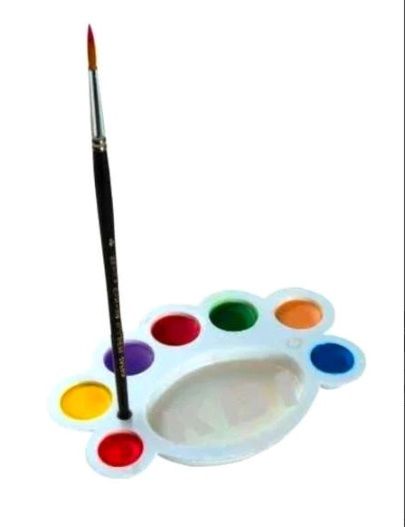 Small Size Color Mixing Tray, Watercolor Plastic Palette, Small Size ...