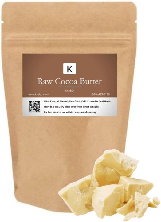 Raw Cocoa Butter 100% Pure - 500 grams bag | Daraz.pk