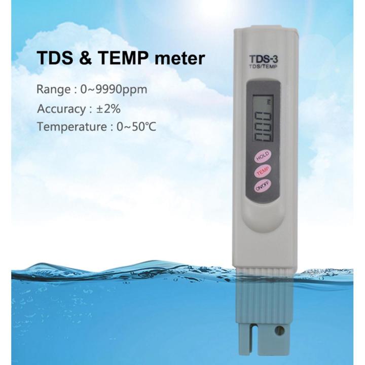 YIERYI Portable Pen Portable Digital Water Meter Filter Measuring Water ...