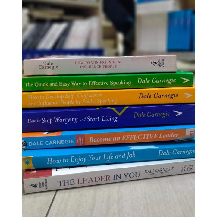 Dale Carnegie self help books Personal Development 7 Books Collection ...