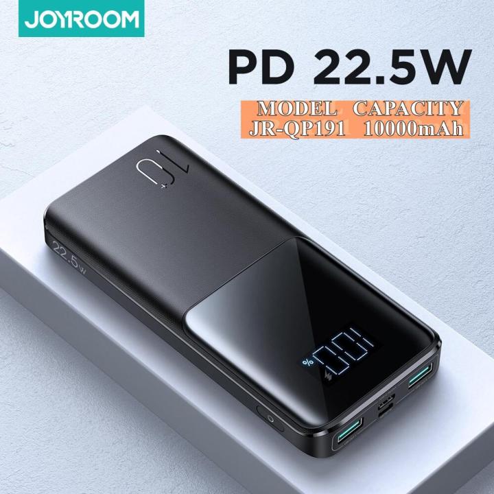 Original Joyroom Jr-Qp192 10000mah 22.5w Ultra-Fast Charging Power Bank 2-Input 2-Output | Daraz.pk