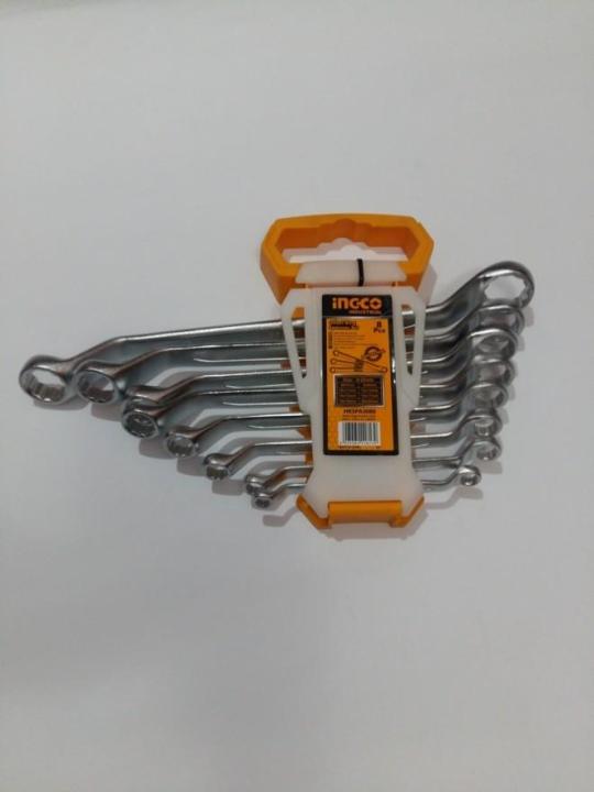 Ingco Offset Ring Spanner Set 8Piece | Daraz.pk