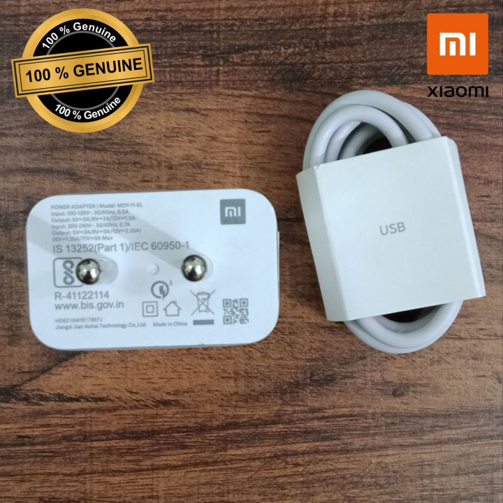 Xiaomi MI 33 Watt Turbo Fast Charger Original with free Type C cable ...