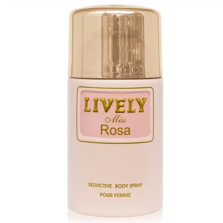 Lively Miss Rosa By Reyana Tradition Paris Body Spray 250ML | Daraz.pk