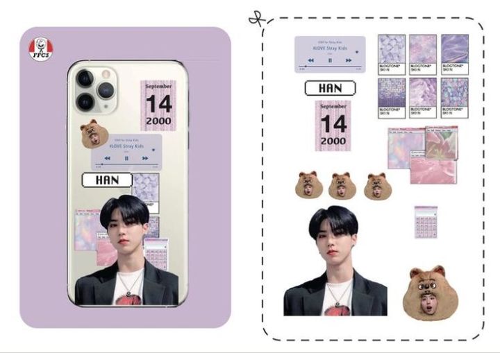Stray Kids Stickers Uncut | Mobile phone stray kids BTS | Daraz.pk