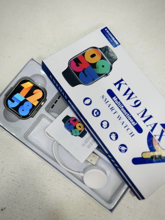 KW9 MAX - Smart Watch Series 9 - Always On Display - BT Calling ...