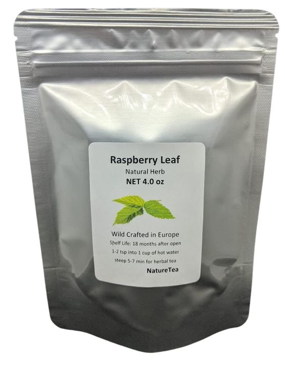 Raspberry Leaf - Rubus idaeus Loose Leaf c/s 100% from Nature (8 oz ...