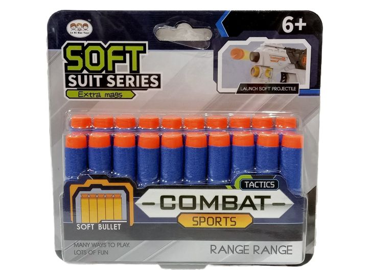 SOFT SUIT SERIES EXTRA MAGS 20PCS SOFT BULLETS CARD SET / TOYS FOR KIDS ...
