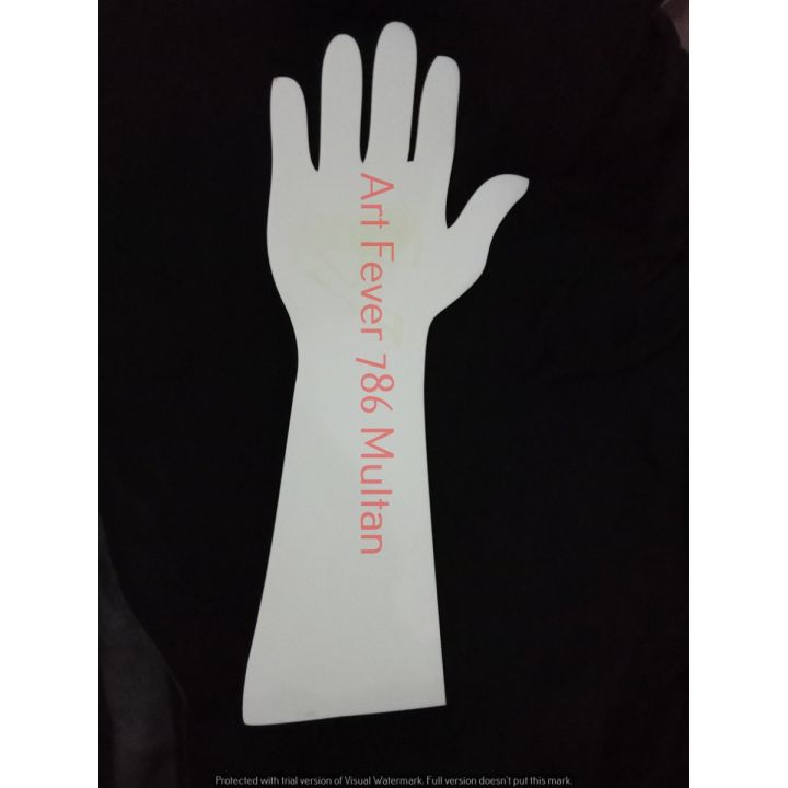 HENNA ART Reusable Washable Acrylic Hand for Mehendi Practice | Daraz.pk