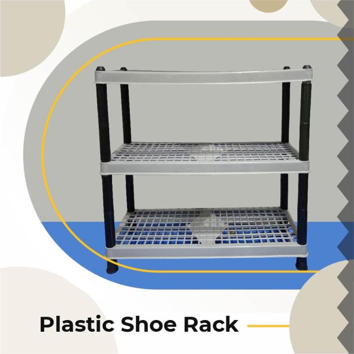 Plastic Shoe Rack Kitchen Stand Lightweight Shoe Organizer Entryway ...