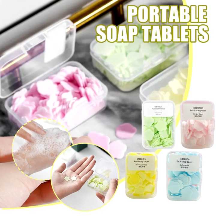 Paper Soap Sheets – Portable Soap for Travel, Pocket Soap Strips for On ...