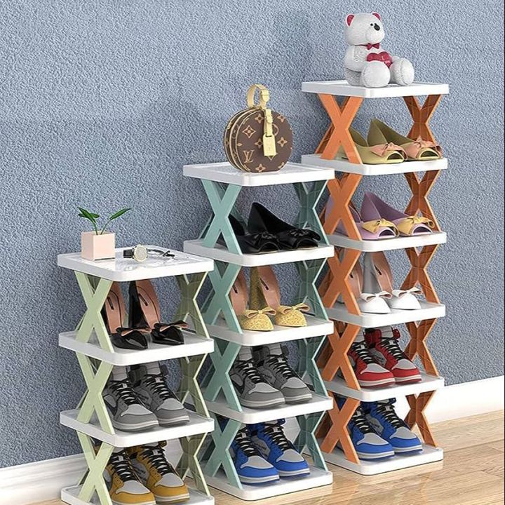 HMT Stackable Shoe Rack Multifunctional Bookshelf Organizer -2 say 12 ...
