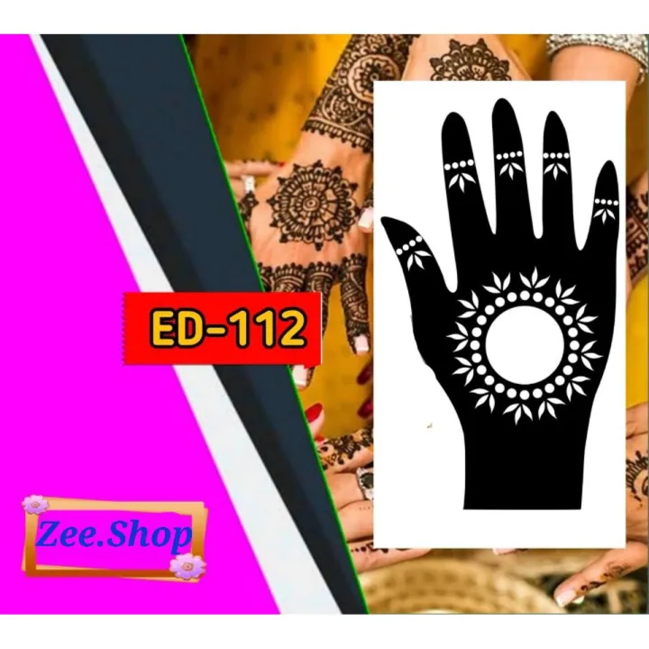 Mehndi stickers / Mehndi designs / Mehndi papers / Mehndi Stencils ...