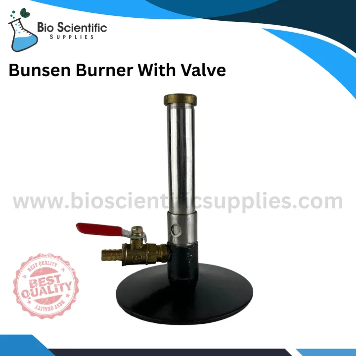 Bunsen Burner (Double Pipe with valve) Gas Light for Liquid Propane Lab ...