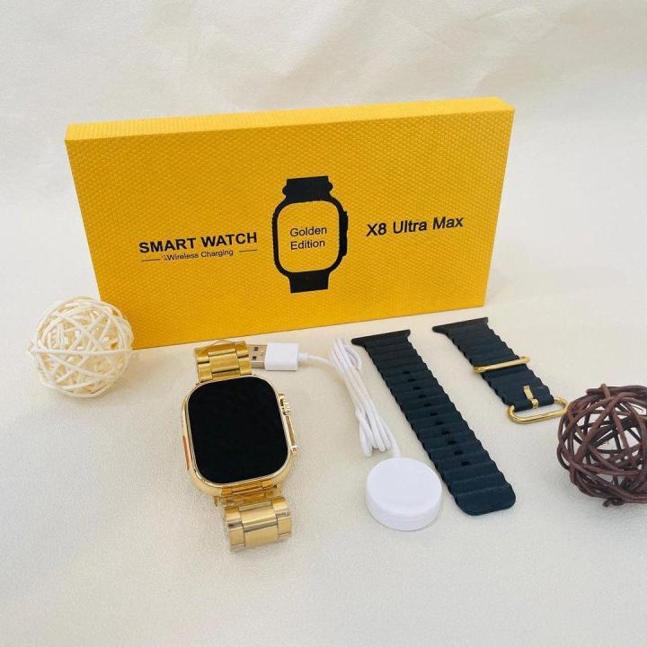 X8 Ultra Max Smart Watch 8 Series 49mm Gold Edition | Daraz.pk
