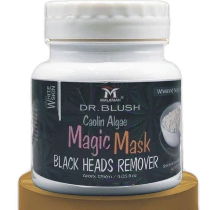 MALAMAH DR BLUSH CAOLIN ALGAE MAGIC MASK FOR BLACK HEADS REMOVING AND ...