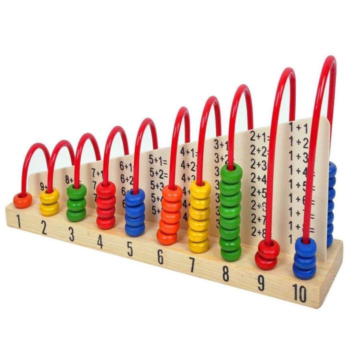 Wooden Calculation Shelf Educational Math Counting Learning Toy ...