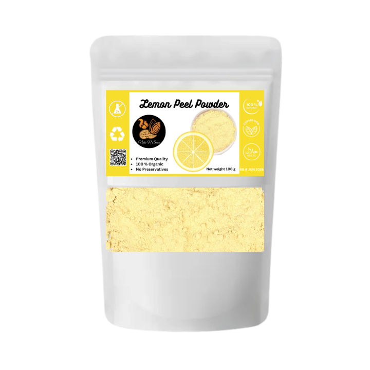 Lemon Peel Powder 100 grams By Nuts N Snax | Daraz.pk