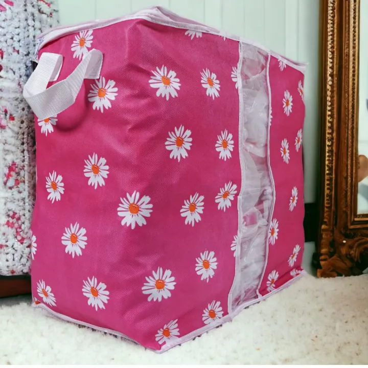 Printed Large size storage bags for clothes (18-20kg capicity) | Daraz.pk