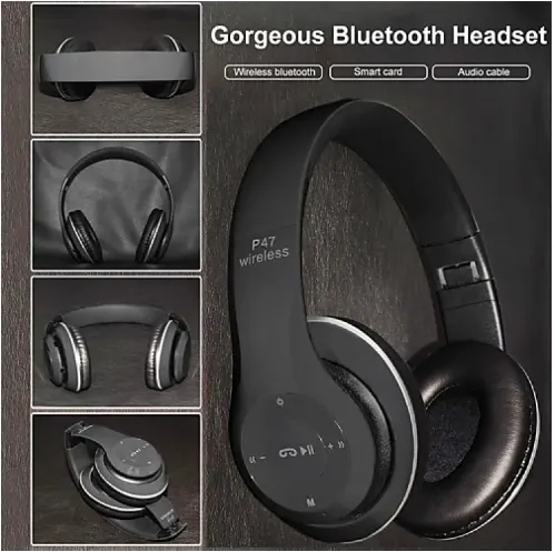 p47 wireless headset headphones multicolor high quality sound wireless ...