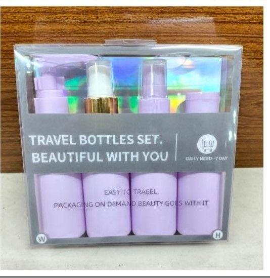 Pack of 4pc traveling use empty bottles 1 kit | Daraz.pk