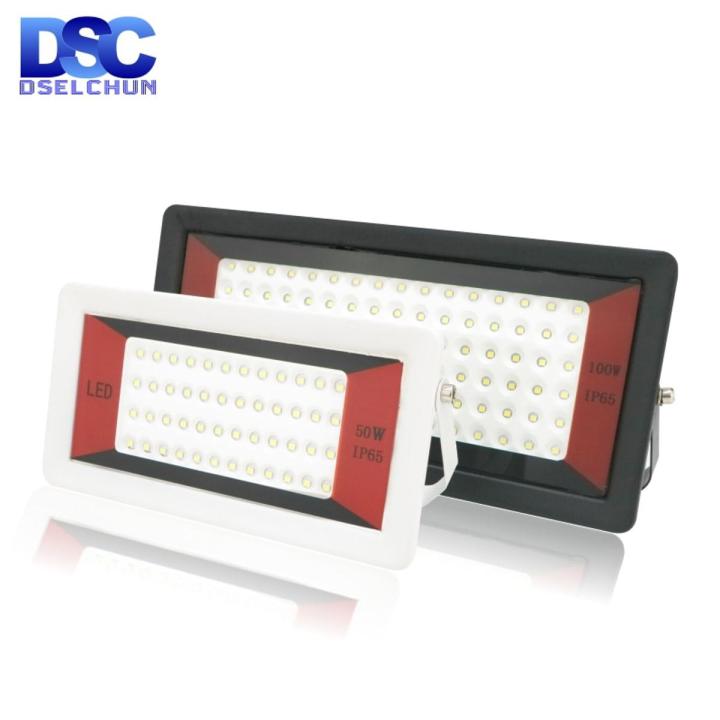 Ultra thin Floodlight 50W 100W Led Flood Light AC 220V-240V Outdoor ...
